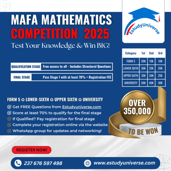 MAFA Mathematics Competition - EstudyUniverse